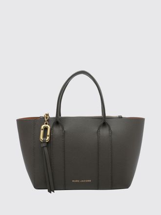 Marc Jacobs Mini sac cabas The Pop J Marc Work Tote en cuir grain&eacute; avec bandouli&egrave;re