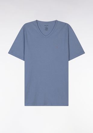 Eden Park Pyjama Court En Jersey De Coton Gris Short À Micromotifs