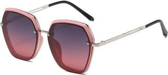 Generic Lunettes De Soleil UV400 &Agrave; Monture M&eacute;tallique Large, For Hommes (conduite En Ext&eacute;rieur), Femmes (shopping), Photos.(Red)