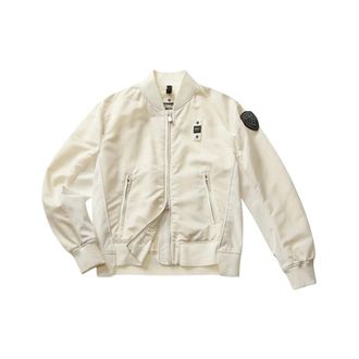 Blauer Bomberjacke - - Jackets - Damen - Beige - L