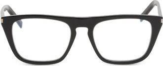 Saint Laurent lunettes de vue carr&eacute;es (2015-2025) - Noir