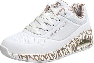 Skechers Womens Uno Love Sneaker, Blanc, 39.5 EU