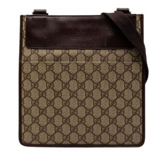 Gucci Pre-owned Sac bandouli&egrave;re en toile - Femme - Pre-owned - Brun - Taille: ONE Size