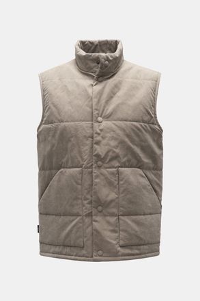 04651/ Herren - Outdoorweste Waxed Vest beige