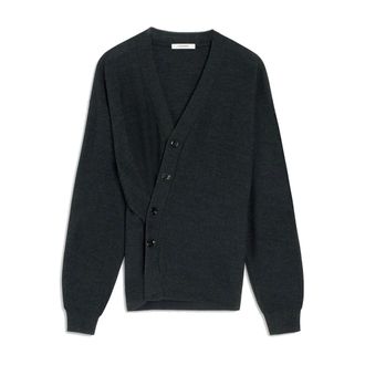 Christophe Lemaire Femme, Pulls, Gris, Taille: 40 FR Relaxed Twisted Cardigan