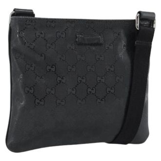 Gucci Pre-owned GG Canvas Crossbody Bag - - Pre-owned - Damen - Schwarzk - ONE SIZE