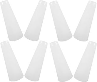 Supvox 8 St&uuml;ck Kunststoff Garnspulenhalter Konisch Wei&szlig; Wollwickelr&ouml;hren f&uuml;r Weben N&auml;hen Stricken Basteln Garnaufbewahrung und Fadenwechsel f&uuml;r Webstuhlwerkz