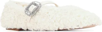 Roger Vivier Pilgrim Strass Heel - White
