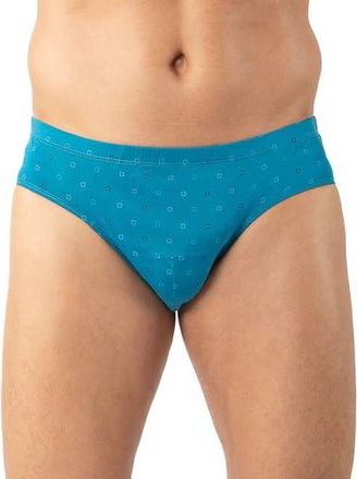 Mariner Lot x2 Slips Taille Basse merceris&eacute;s et imprim&eacute;s Bleu et p&eacute;trole I103.2 - Couleur - Bleu PETROLE - Taille - 3/M