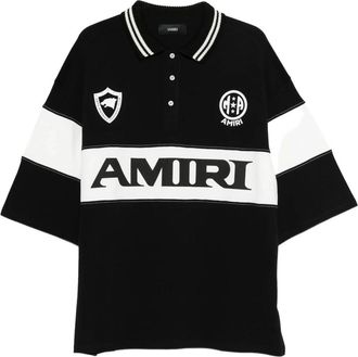 Amiri Homme, Tops, Noir, Taille: S MA Core Logo Polo