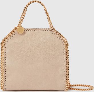 Stella McCartney Falabella Tiny Tote Bag, Woman, Clotted Cream