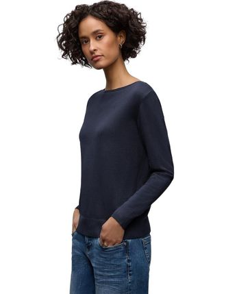 Street One Basic Pullover deep Blue 34