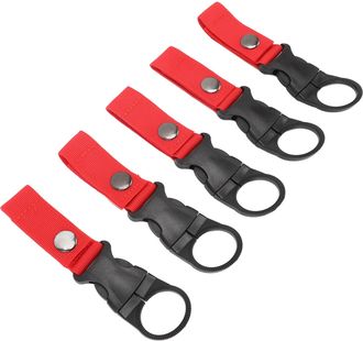 Generic Wasserflaschenhalter, Nylon-Wasserflaschenträger mit Clips, Praktischer Riemen Zum Wandern und Camping, Passend für Flaschen mit Einem Durchmesser von