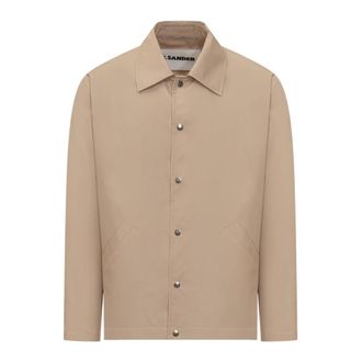 Jil Sander Logo Jacket - - Jackets - Herren - Beige - XL