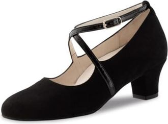 Werner Kern Femmes Chaussures de Danse Tabea - Su&eacute;de Noir - 4,5 cm [UK 3]