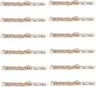 TOPBATHY 12 Stück Teiliges Kleine Mezuzah Schriftrollen mit Hebräischen Segenssprüchen Authentische Jüdische Türdekoration Religiöse Haussegenrolle für Hausseg