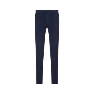Incotex Blaue Doeskin Slim Fit Hose - - Trousers - Herren - Blau - XL