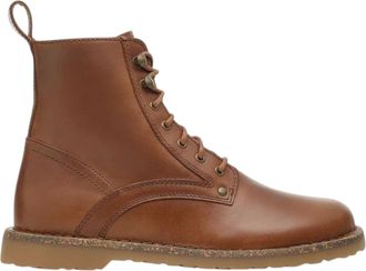 Birkenstock Bryson Hi-Top Freizeitschuhe aus Naturleder, Korksohle, herausnehmbares anatomisches Fu&szlig;bett, Nummerierung 36-45, braun, 42 EU