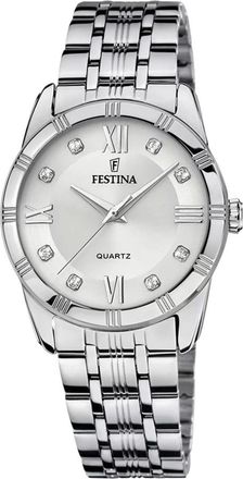 Festina Femme, Accessoires, Gris, Taille: ONE Size Montre Ronde &agrave; Quartz