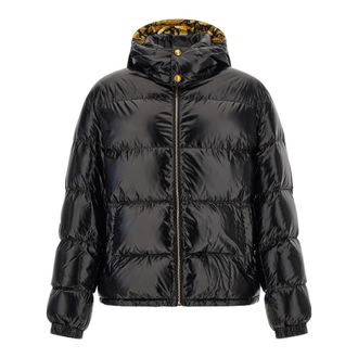 Versace Barocco Steppjacke aus Daunen - - Jackets - Herren - Schwarzk - XL