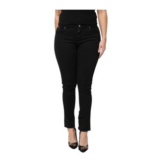Dolce & Gabbana Slim Fit Jeans - - Jeans - Damen - Schwarzk - M