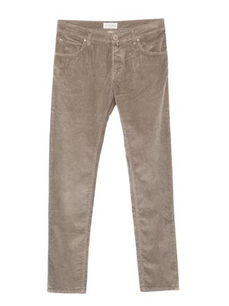 Jacob Cohen Cordhose im Five-Pocket-Design - Grau