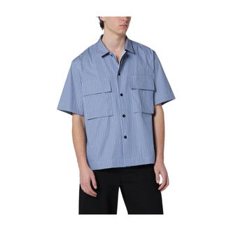 sacai Homme, Chemises, Bleu, Taille: M Cotton Shirt