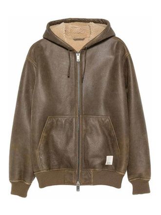Emporio Armani Blouson En Cuir - Marron