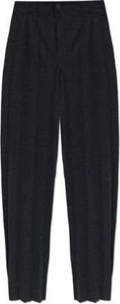 Issey Miyake Homme, Pantalons, Noir, Taille: L Pantalon pliss&eacute;