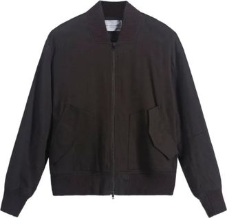 Roberto Collina Homme, Vestes, Brun, Taille: XL Bomber