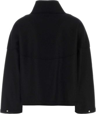 Herno Half-Zip Virgin Wool Sweatshirt - Black
