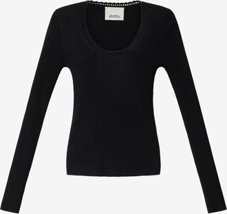 Isabel Marant Pull Selenie En Soie - Femme - Noir - Taille34 - Isabel Marant