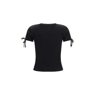 Burberry Womens Black Cotton T-Shirt
