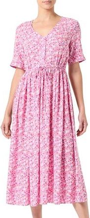 Pieces PCTALA SS String TIE MIDI Dress Noos BC, Robe mi-Longue