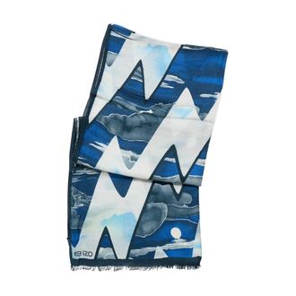 Kenzo Femme, Accessoires, Multicolore, Taille: ONE Size Printed Modal and Cashmere Scarf
