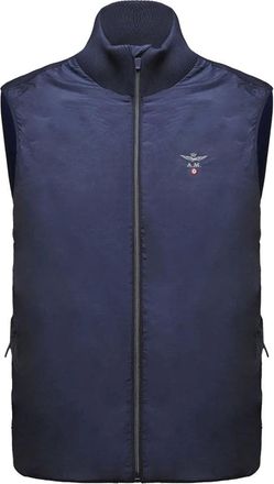 Aeronautica Homme, Vestes, Bleu, Taille: 2XL Gilet L&eacute;g&egrave;rement Rembourr&eacute;