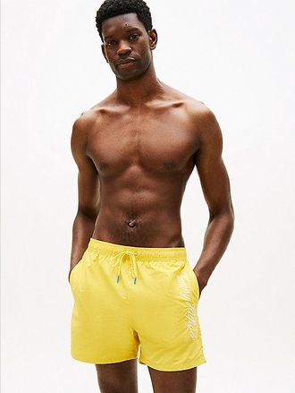 Tommy Hilfiger Short de bain mi-long &agrave; logo brod&eacute;