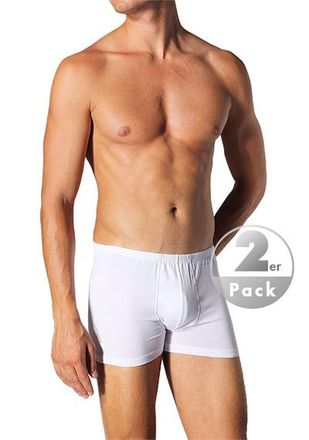 Schiesser Herren Trunks weiß Baumwolle & Mix unifarben