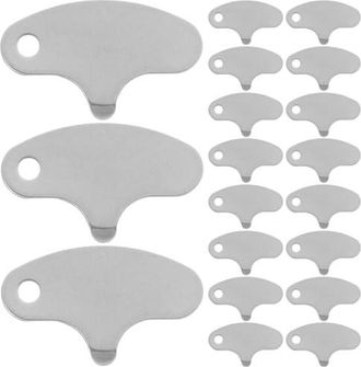 Pretyzoom 25 Pièces ouvre-Fruits ustensile de Cuisine Outil Cuisine ouvre-Noix de Macadamia Portables ouvre-Coquille de de pécan décortiqueur de Noix en métal M