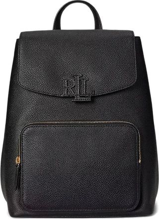 Lauren Ralph Lauren medium Cameryn logo-embossed backpack - Schwarz