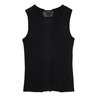 Marc Jacobs Transparenter Strick-Tanktop - - Tops - Damen - Schwarzk - M