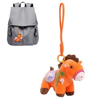 Generic Porte-clés cheval - Joli pendentif, année du cheval 2026, porte-bonheur, pour petit ami, fille, femme, voiture, Saint-Valentin, sac à dos de Noël, Ora