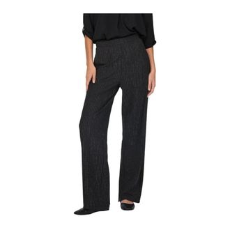 Jacqueline de Yong Jacqueline de Yong, Femme, Pantalons, Noir, Taille: 40 FR Pinstripe Patterned Pantalons