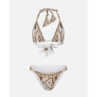 Camilla Femme, Maillots de bain, Blanc, Taille: 36 FR Ensemble Bikini