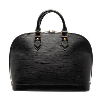 Louis Vuitton Sac bandouli&egrave;re structur&eacute; en cuir pr&eacute;-poss&eacute;d&eacute; - Femme - Pre-owned - Noir - Taille: ONE Size