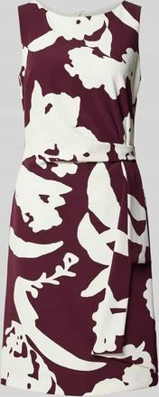 Vera Mont Tailliertes Cocktailkleid mit Allover-Muster