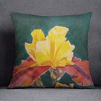 Bonamaison Le Jardin du Lin Kissenh&uuml;llen, Cotton, Mehrfarbig, 45x45