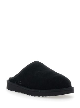 UGG Mens Slip-On M Classic Black Leather Shoes