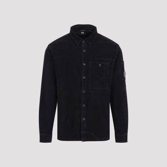 C.P. Company Cp Company - Chemise &agrave; lentilles boutonn&eacute;es en velours c&ocirc;tel&eacute;