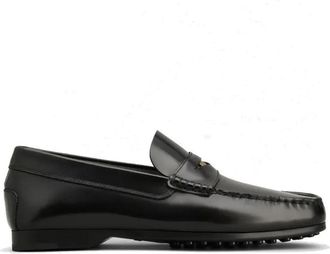 Tod's Tods Loafer - Penny Leather Loafers - Gr. 39,5 (EU) - in Schwarz - für Damen